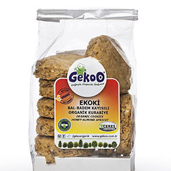 Gekoo Organik Ekoki Bal-Badem-Kayısılı Tereyağlı Kurabiye 150gr ...